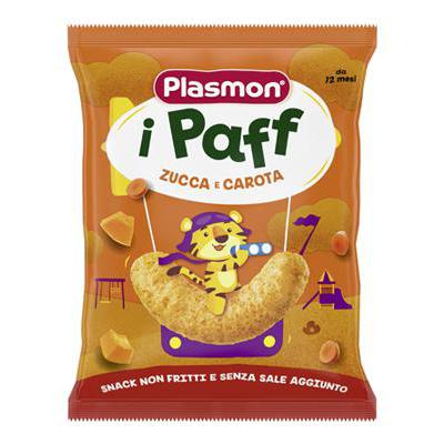 PLASMON BABY FOOD I PAFF PUMPKINS AND CARROTS GR 15 X 5 - Migro Express