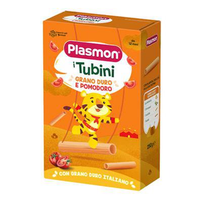 PLASMON BABY FOOD PASTA TUBINI GR 250 WITH DURUM WHEAT AND TOMATO X 12 ...